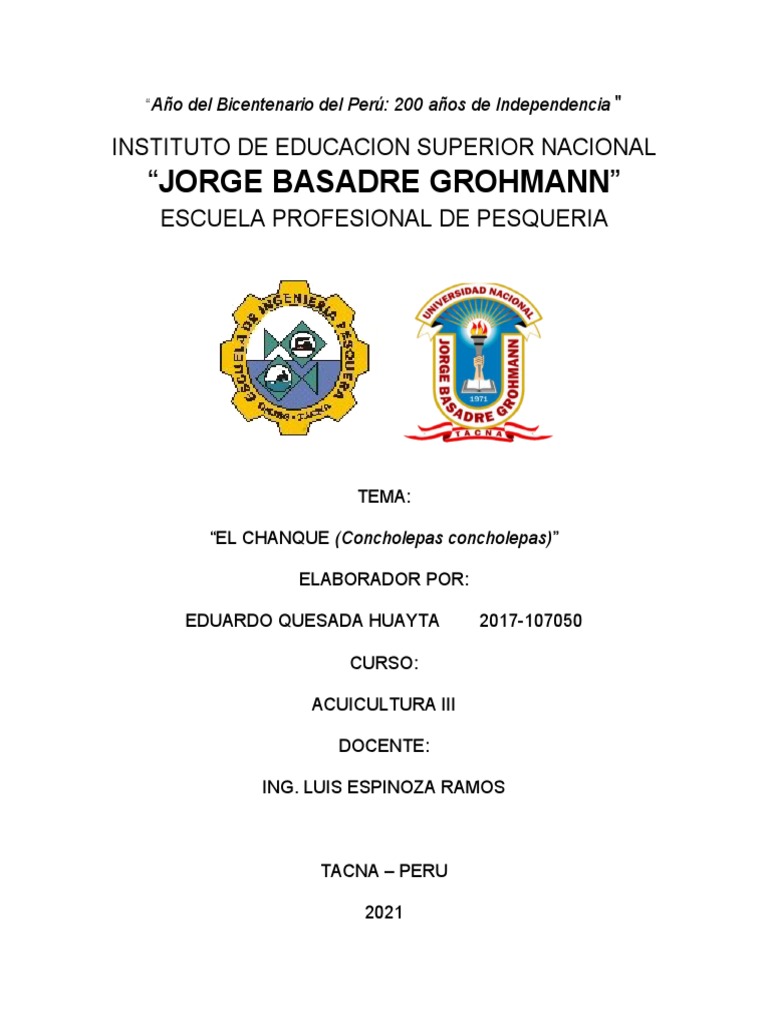 El Chanque "Concholepas Concholepas" | PDF | Biología | Anatomía