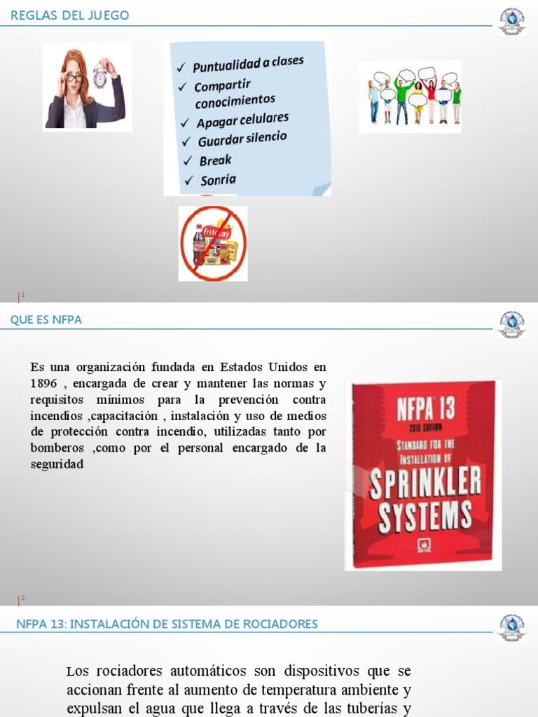 Norma Nfpa 13-A | PDF | Sistema de rociadores contra incendios ...