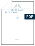Petty Cash Policy and Procedures | PDF | Cash | Expense