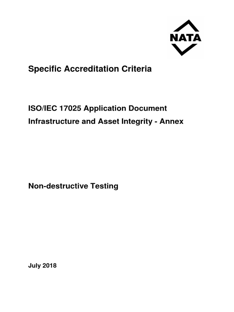 ISOIEC 17025 Application Document | PDF | Nondestructive Testing ...