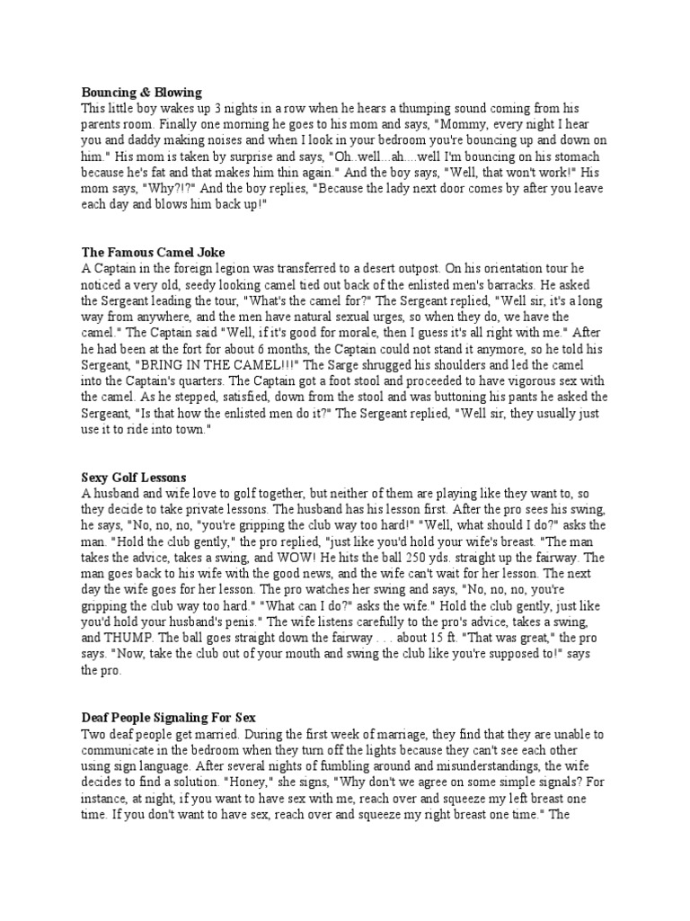 A Collection of Off-Color Humor: Risqué Jokes and Stories Covering ...