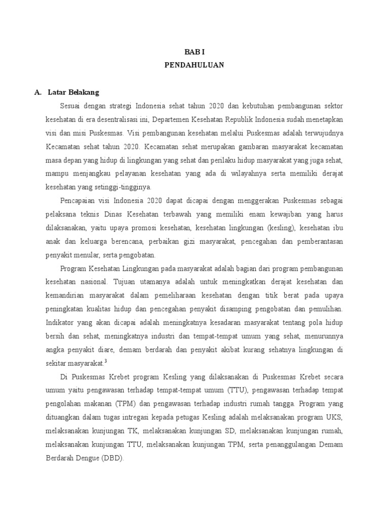 Proposal Inovasi Puskesmas | PDF | Pengembangan Diri | Kesehatan Holistik