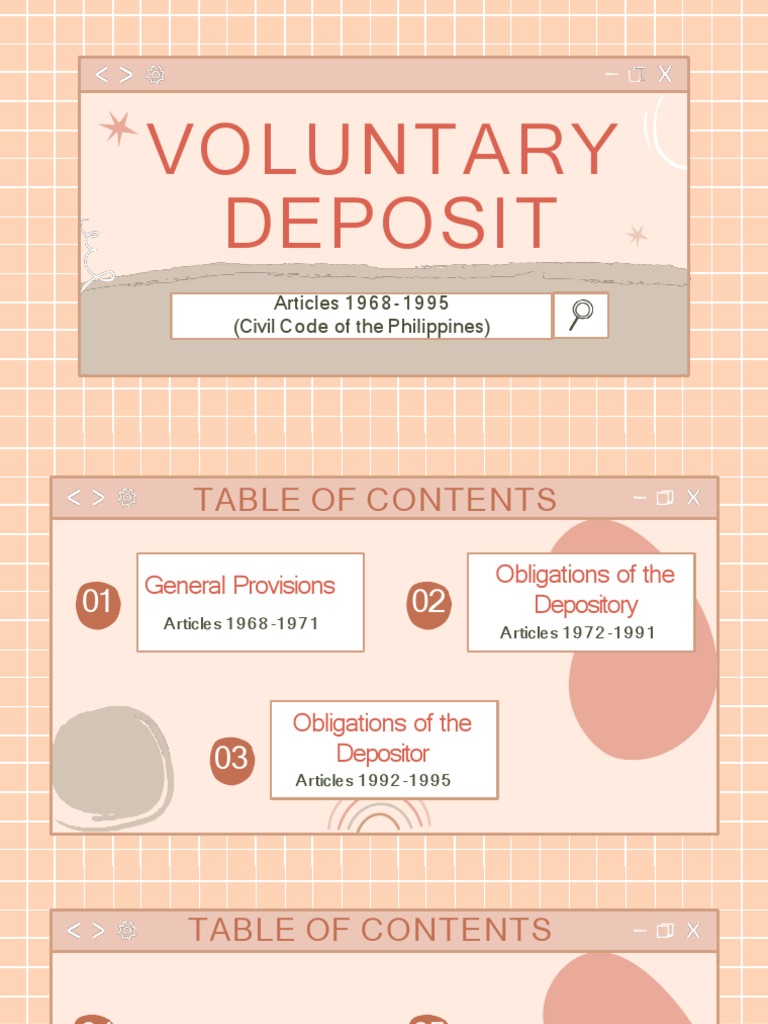 Voluntary Deposits Guaranty Group 3 Report | PDF | Guarantee | Surety