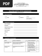 Permit To Operate Application Form | PDF | Air Pollution | Pollutant