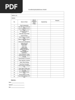 Generator Daily Inspection Checklist | PDF | Technology & Engineering