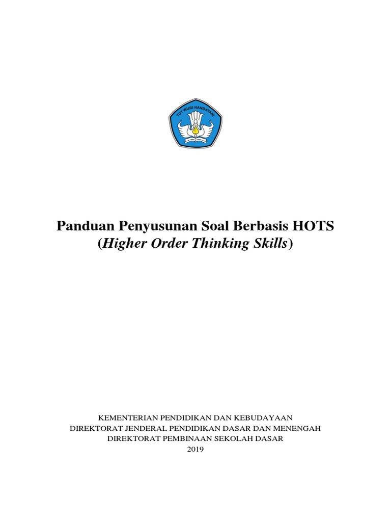 Panduan Soal HOTS untuk Pendidikan Dasar | PDF