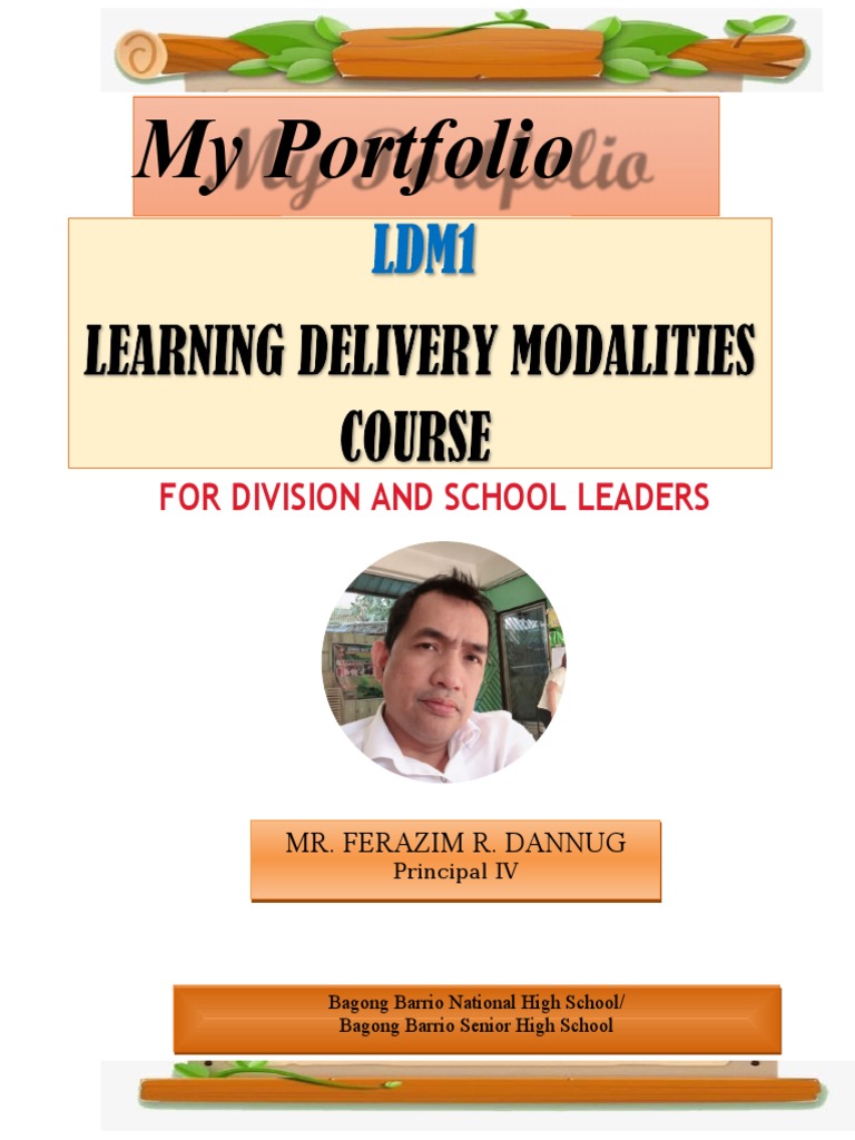 Ferazim Dannug LDM1 Portfolio | PDF | Distance Education | Homeschooling
