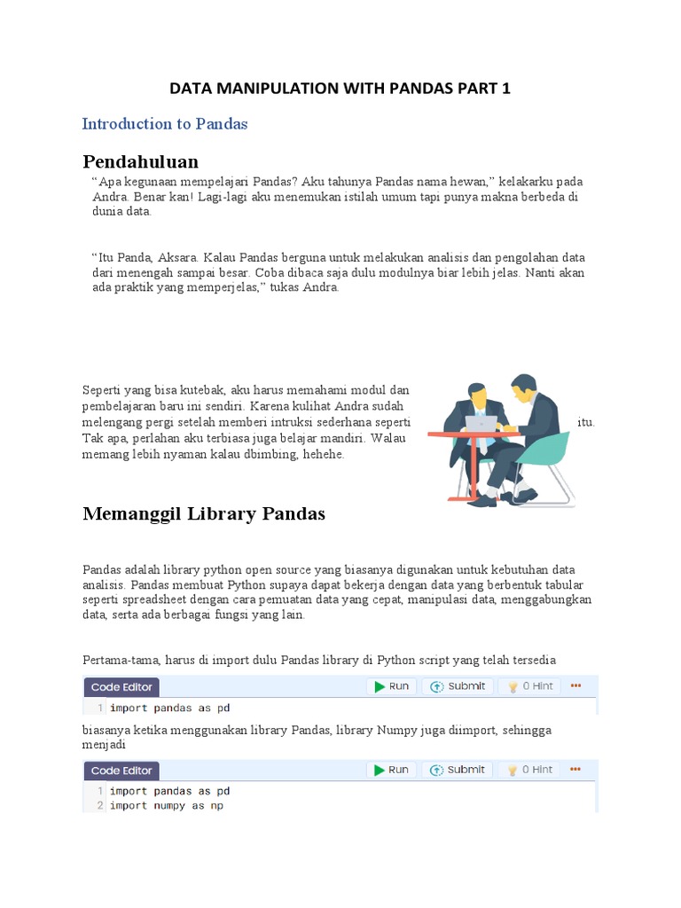 Data Manipultion Pandas 1 | PDF