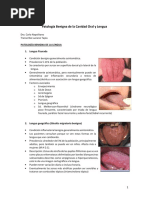 Microglosia y Macroglosia | PDF | Inflamación | Lengua