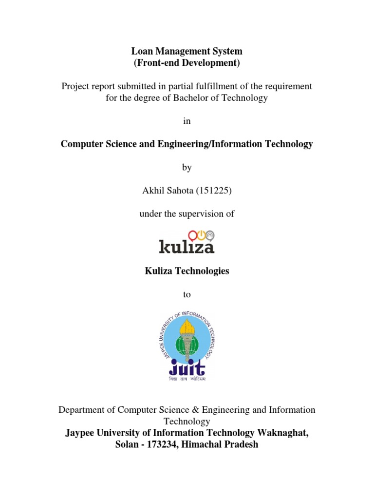 Loan Management System (Front-End Development) | PDF | Html Element | Html