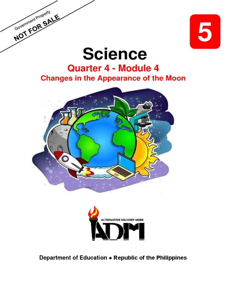 Science 5 Q4-Module 4 | Download Free PDF | Moon | Earth
