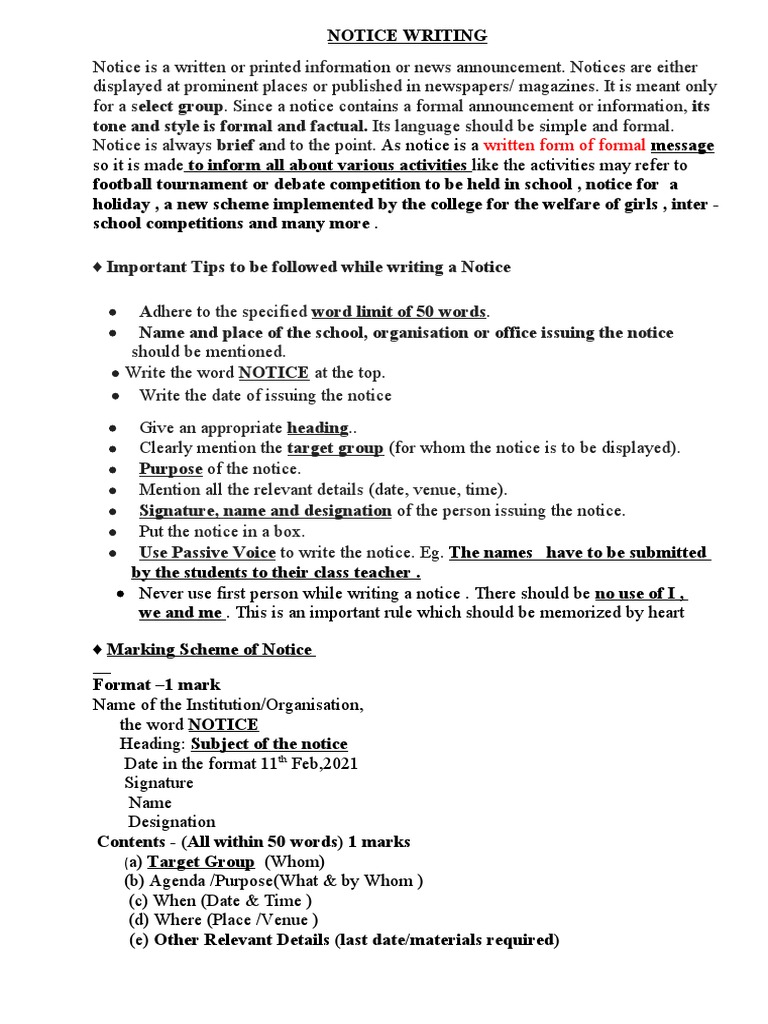 Written Form of Formal | PDF