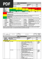 Hot Work Risk Assessment and Permit | PDF | Fires | Risk Assessment