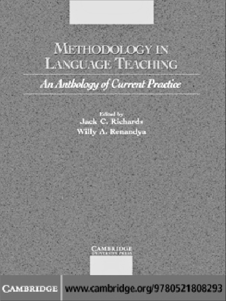 Methodology in Language Teaching 2002 Scanned | PDF