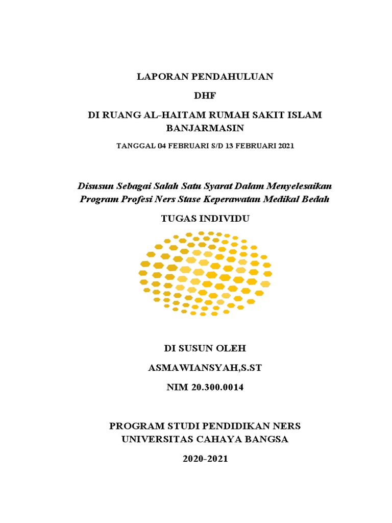 Cover LP DHF, ASKEP, DOPS, LOGBOOK | PDF | Teknologi & Rekayasa