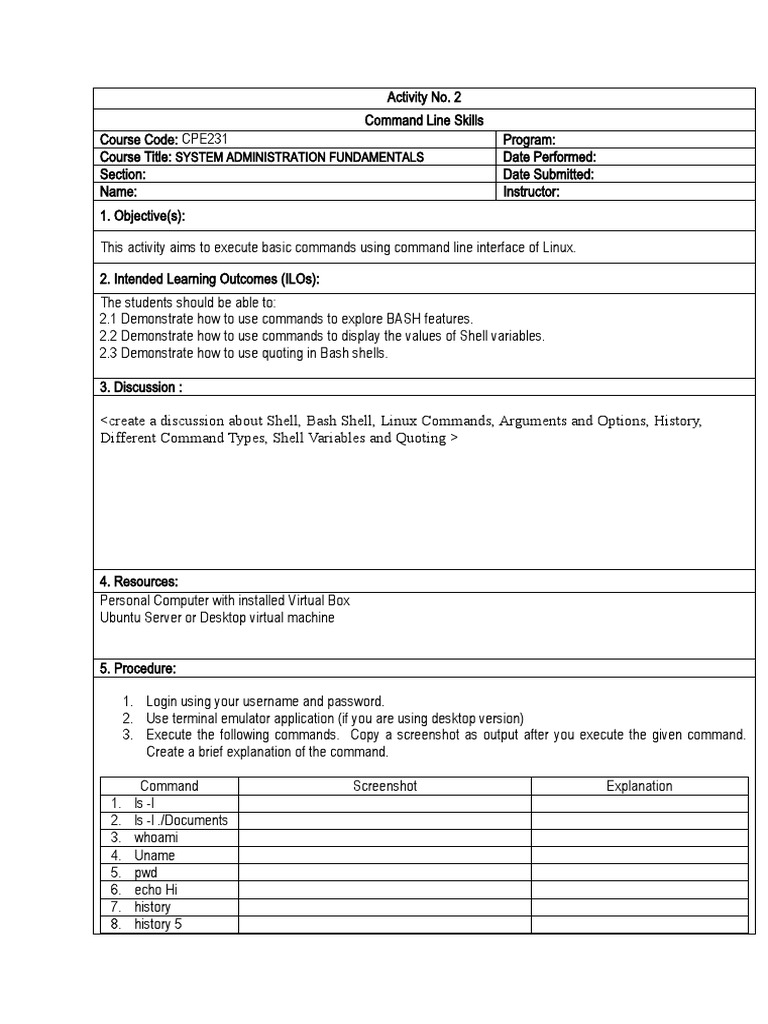 Command Line Basics in Linux | PDF | Command Line Interface | System Software