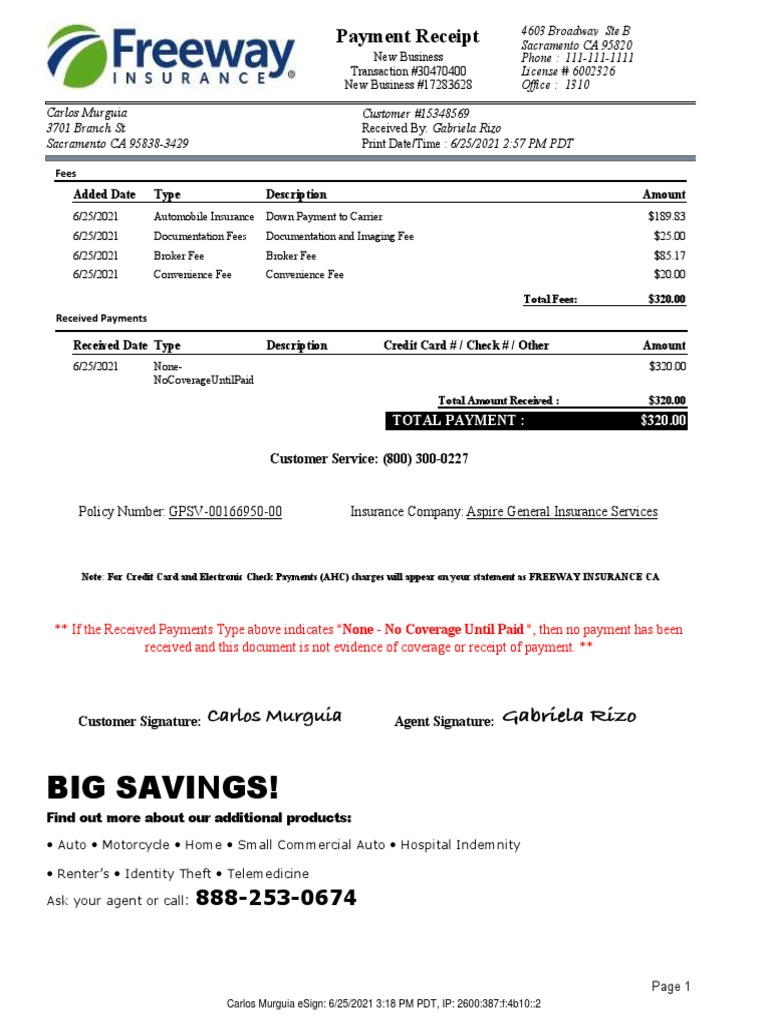 Signed Package | Download Free PDF | Vehicle Insurance | Liability ...