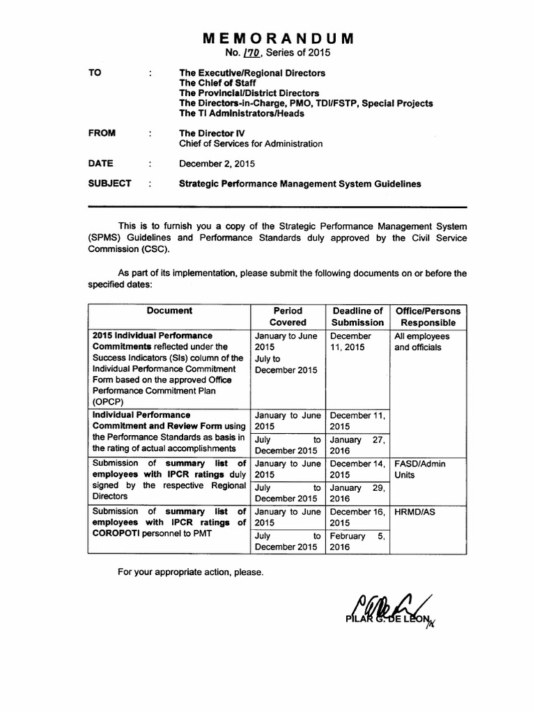 TESDA Performance Standards - File 1 | PDF | Goal | Performance Management