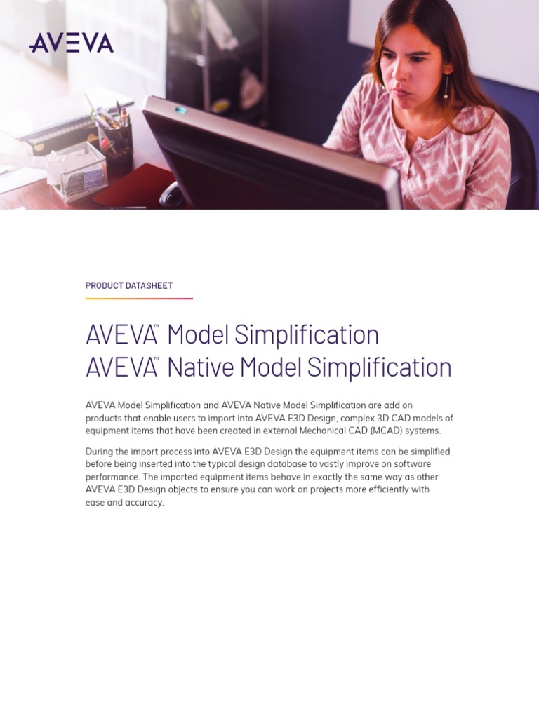 Datasheet AVEVA ModelSimplification E3DDesign 07-20.pdf - Coredownload.inline | PDF | Computer ...