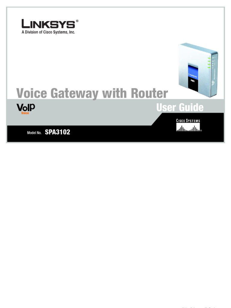 Spa3102 Manual en | PDF | Ip Address | Computer Network