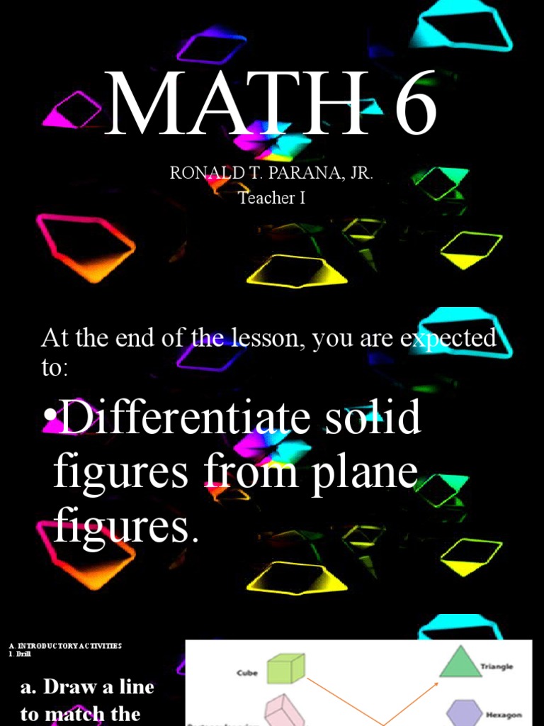 Cot Math 6 2020-2021 | PDF | Shape | Length