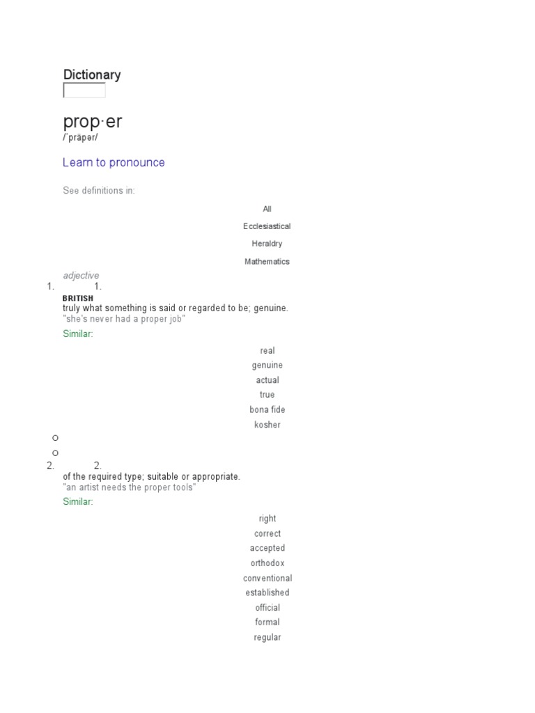 Safe | PDF | Adjective | English Language