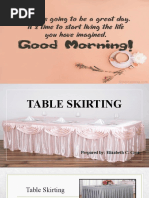 10 Simple Basic Table Skirting Design For Beginners | PDF | Grilling ...