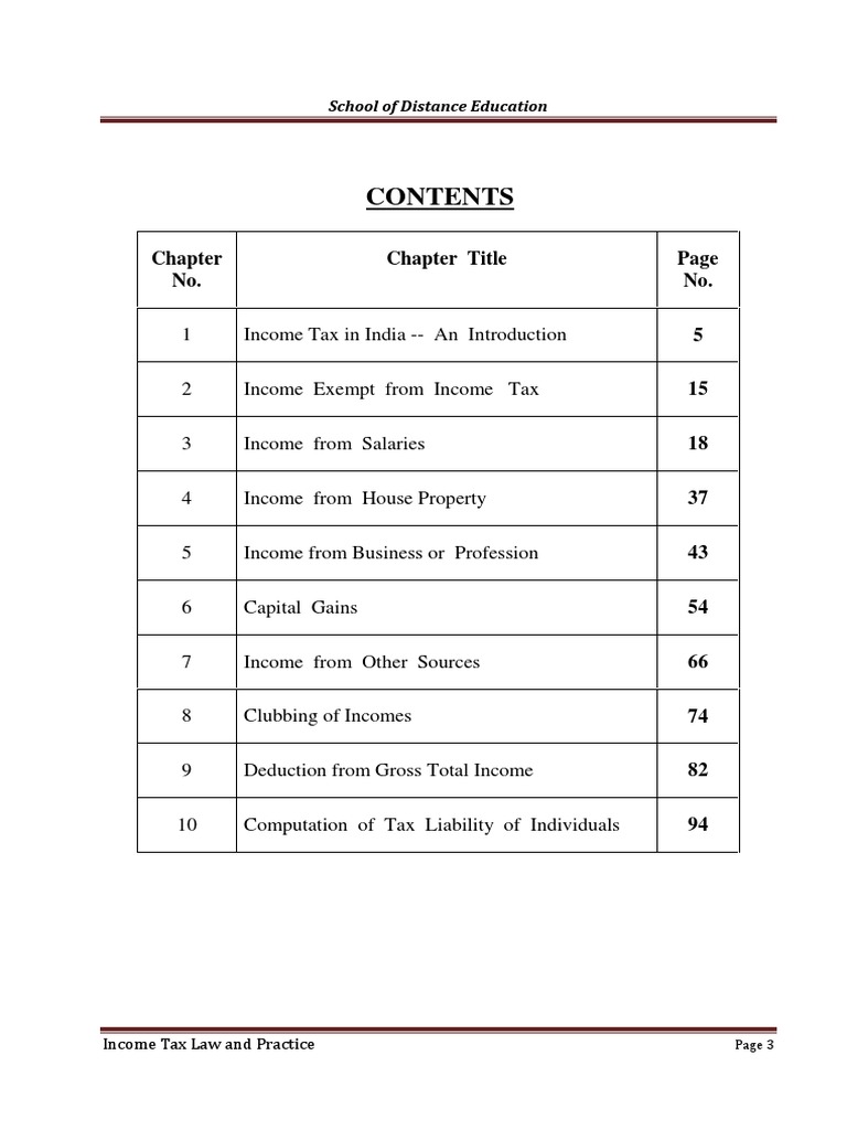 Most Important - Income Tax | PDF | Expense | Pension