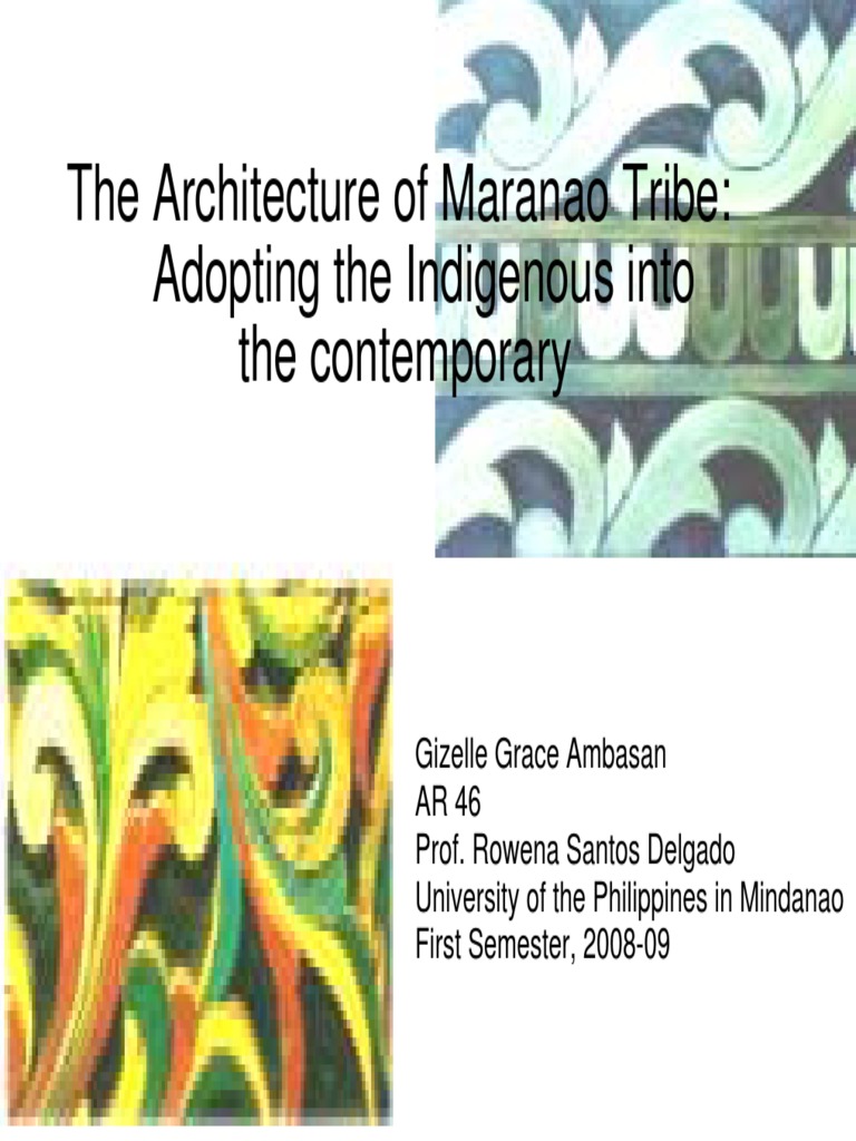 Maranao Torogan Architecture Overview | PDF | Window | Kitchen