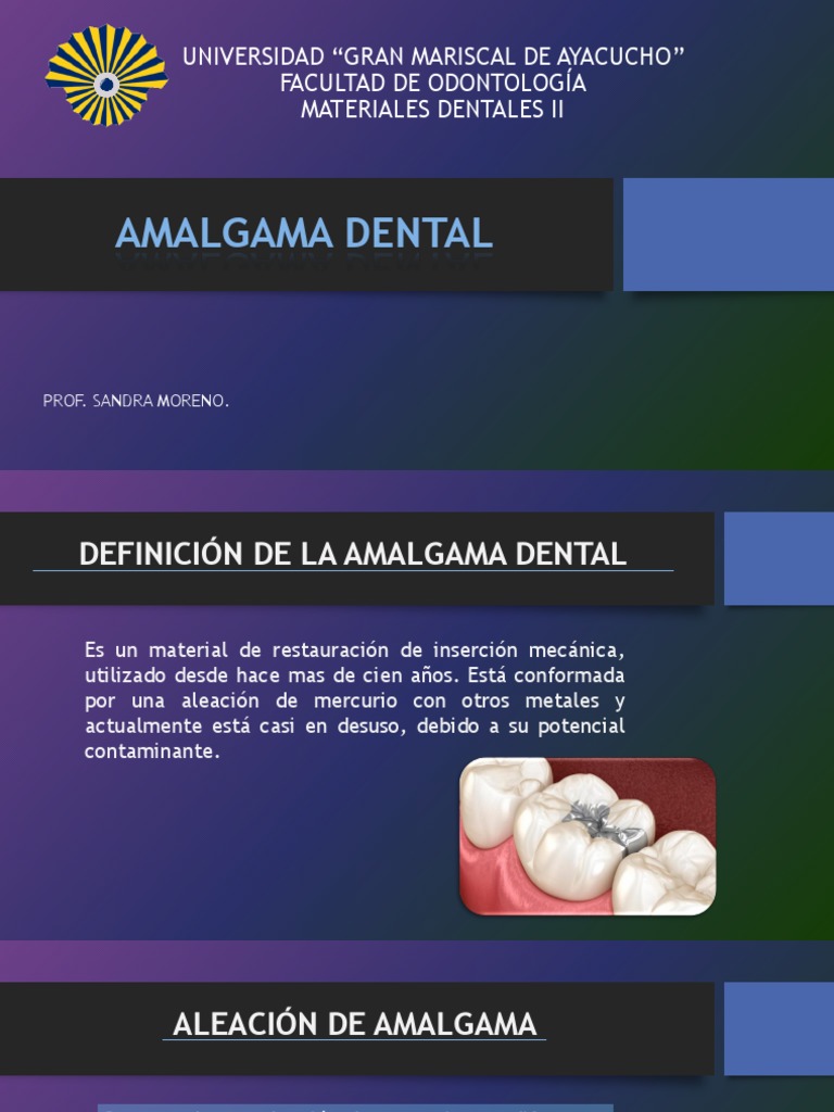 Amalgama Dental | PDF | Cobre | Mercurio (Elemento)