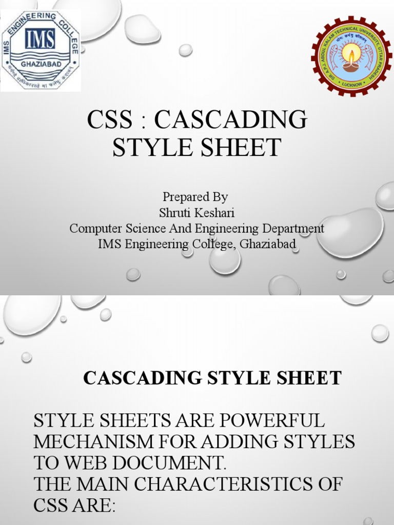 CSS: Cascading Style Sheet | PDF | Html Element | Html