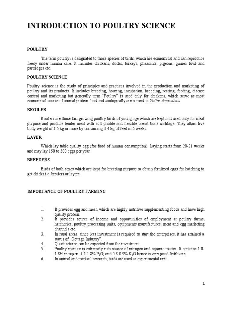 Notes (PS) | PDF | Chicken | Poultry