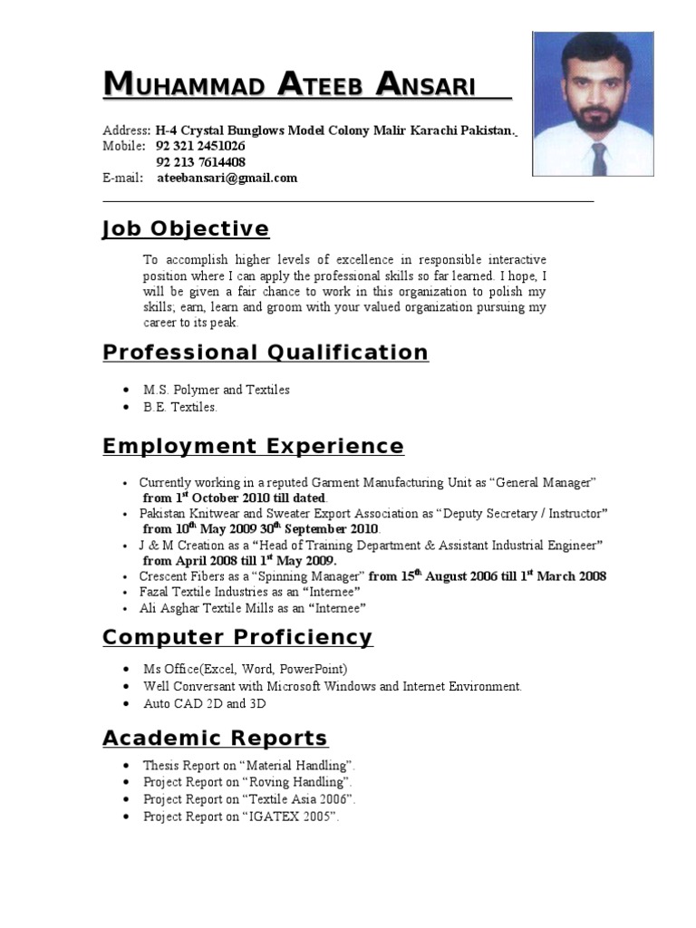 Muhammad Ateeb Ansari | PDF | Karachi | Pakistan