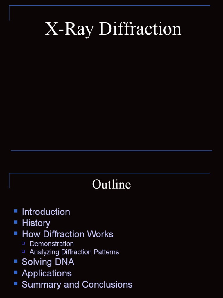 X RayDiffraction DayRoss | PDF | X Ray Crystallography | Diffraction