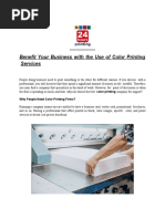 Company Profile Sample For Printing Services | PDF | Goal | Paper And ...