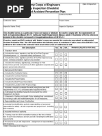 CSHP Checklist 2021 | PDF | Heavy Equipment | Occupational Safety And ...