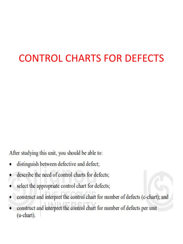 u-Chart: Defects Per Unit Control | PDF