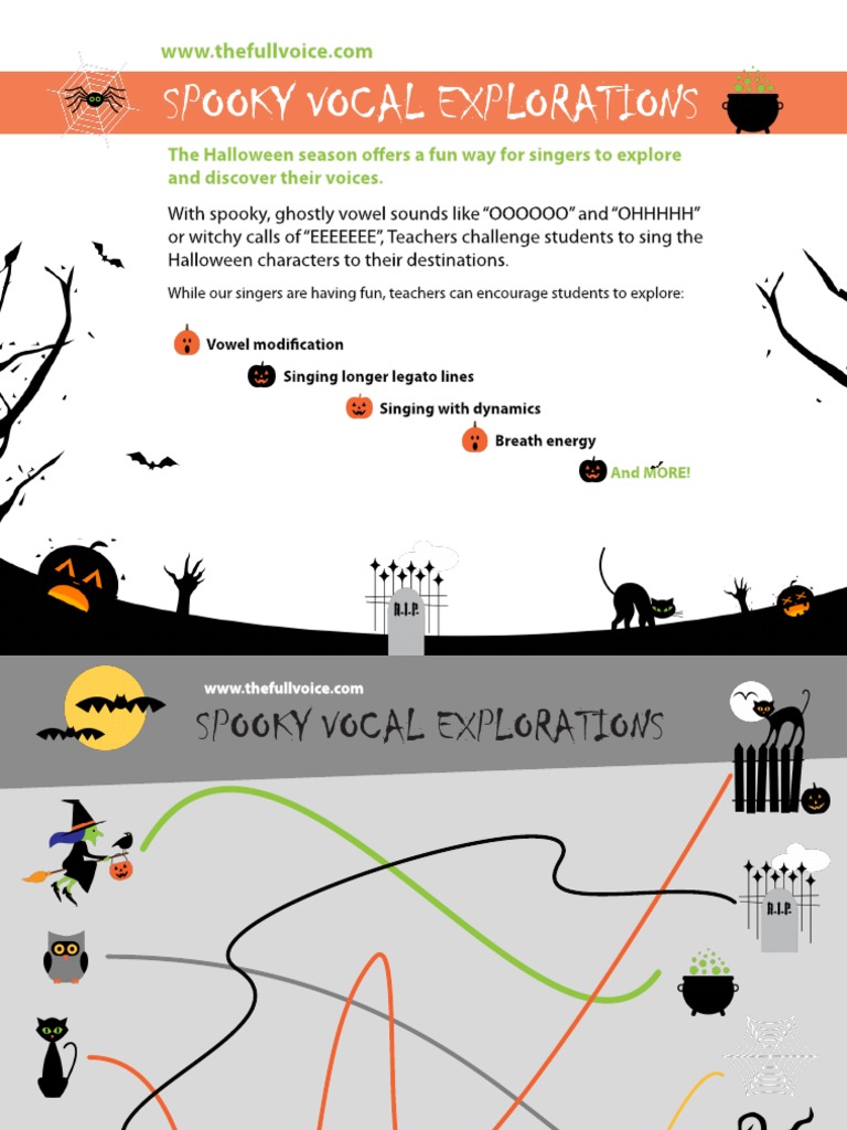 Spooky Vocal Explorations: The Halloween Season Offers A Fun Way For ...