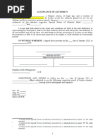 AFFIDAVIT OF CITIZENSHIP - Sample | PDF
