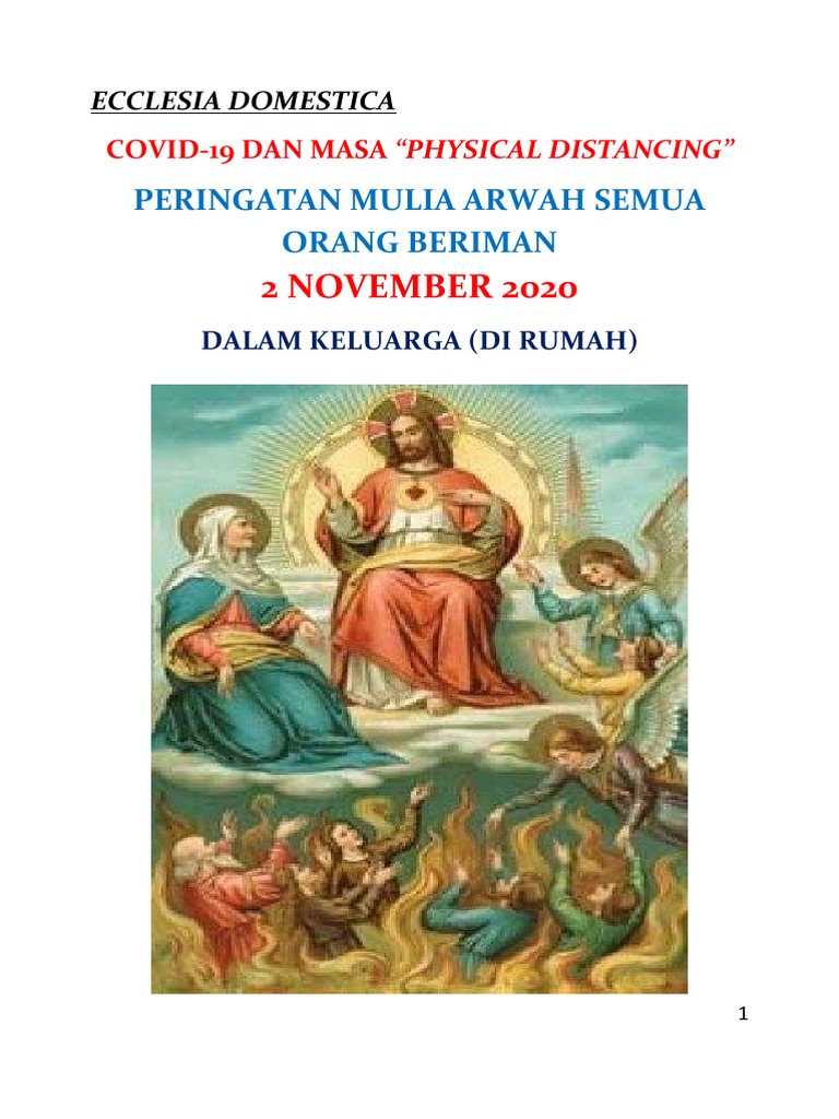 Ecclesia Domestica Peringatan Arwah Umat Beriman 1 | PDF