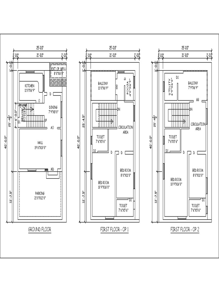 Ground Floor First Floor - Op 1 First Floor - Op 2 | PDF | Stockholm | Rail Transport