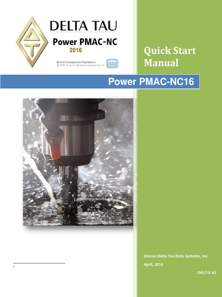 Developer's Quick Start Manual: Power PMAC-NC16 | PDF | Computer File | Programmable Logic ...