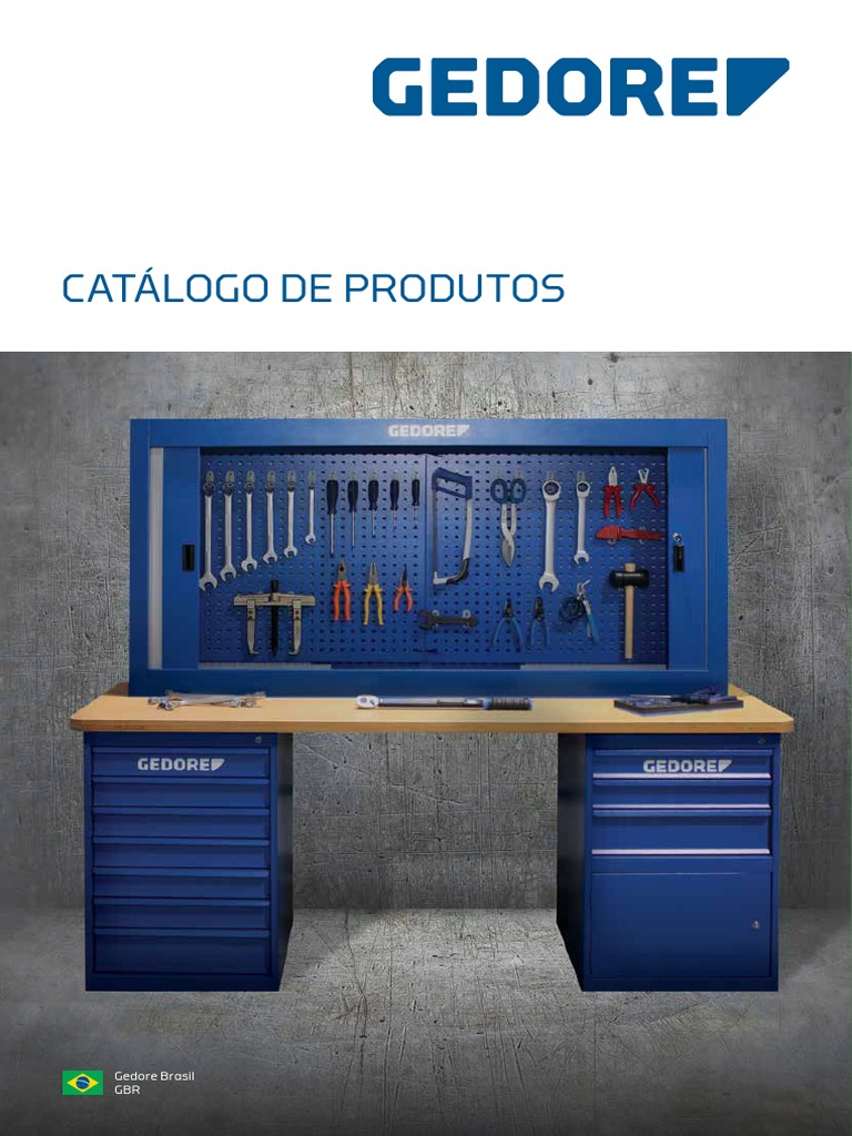 Catálogo de Produtos: Gedore Brasil GBR | PDF | Motores | Motor a vapor