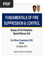 Principle of Fire Fighting | PDF | Fires | Firefighter