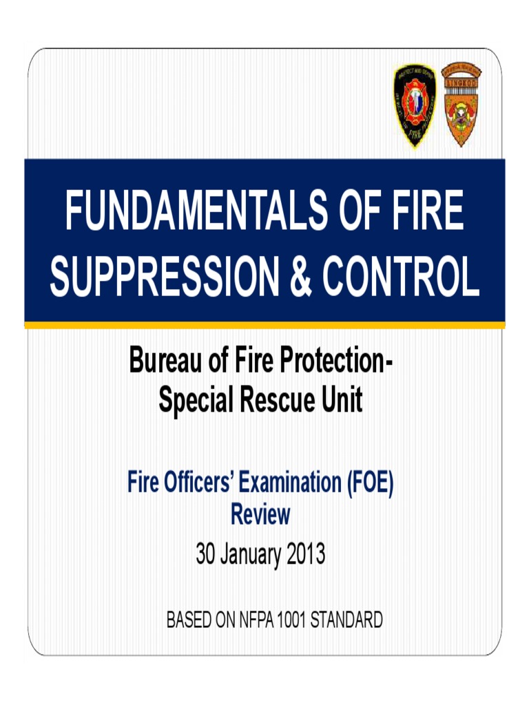 BFP Suppression & Prefire Planning | Download Free PDF | Fires | Fire ...