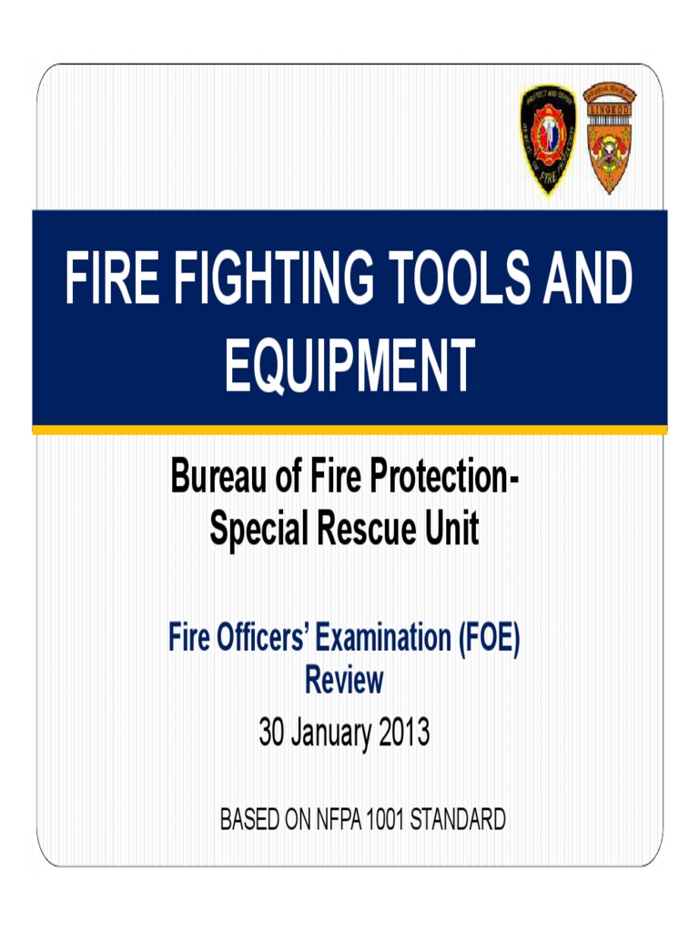 BFP Tools & Equipment | Download Free PDF | Fire Engine | Firefighting
