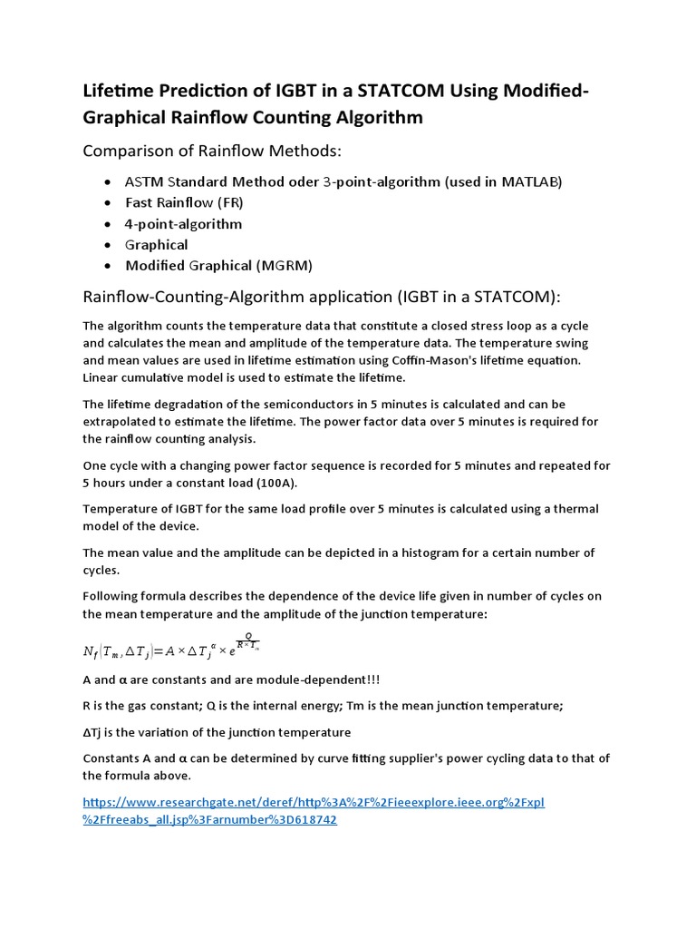 Rainflow Counting Conclusion | PDF | Temperature | Applied Mathematics