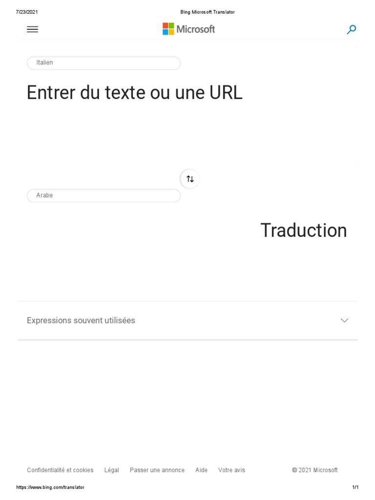 Bing Microsoft Translator | PDF