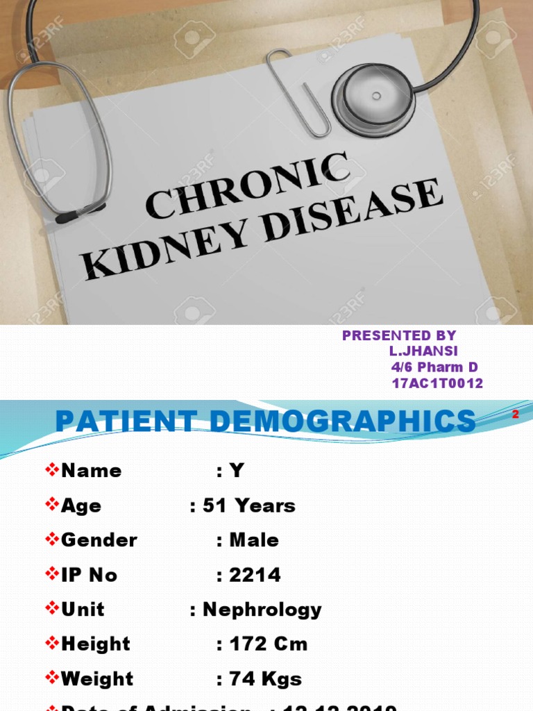 Presentation For CKD Jhanu-16!03!2020 | PDF | Chronic Kidney Disease ...