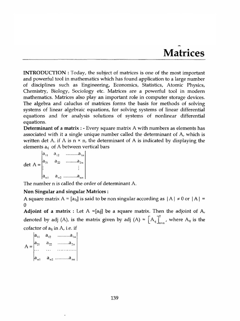 1305 - 364 - Unit-1 Matrix | PDF | Eigenvalues And Eigenvectors | Matrix (Mathematics)